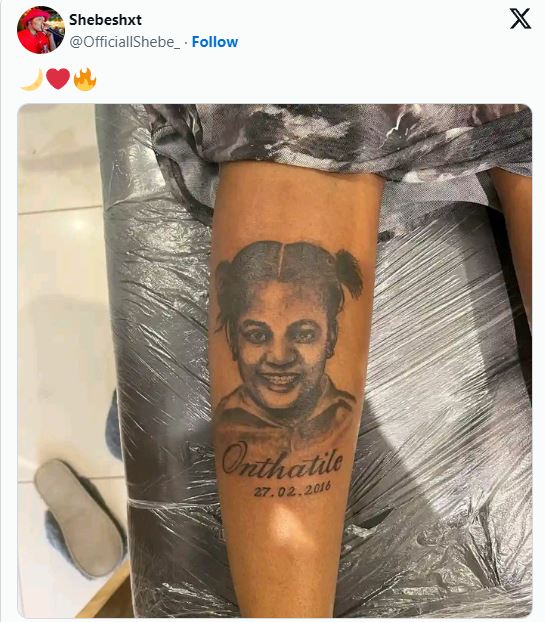 Shebeshxt Honors Late Daughter with Emotional Tattoo: A Heartfelt ...