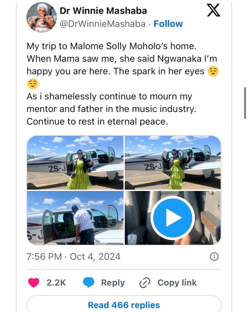 Winnie Mashaba Allegedly Banned from Solly Moholo’s Funeral After ...