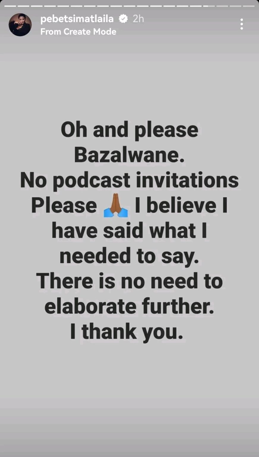 Pebetsi Matlaila Finds Refuge in Shelter Amid Financial Struggles ...