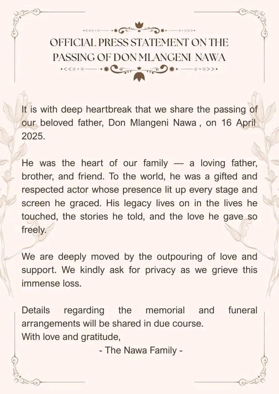 Remembering Don Mlangeni: A Legend of South African Television Passes ...