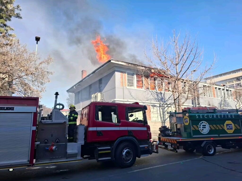 Two Arrested Over Germiston Home Affairs Fire Amid Eviction Protest ...