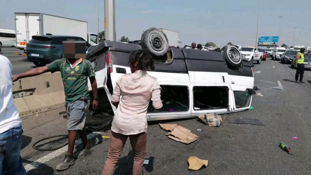 Five Dead in Midrand N1 Taxi Crash as Traffic Comes to a Standstill ...