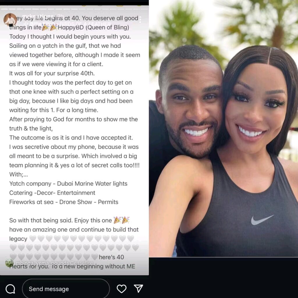 Khanyi Mbau’s Ex-Boyfriend Kudzai Mushonga Planned Grand Marriage ...