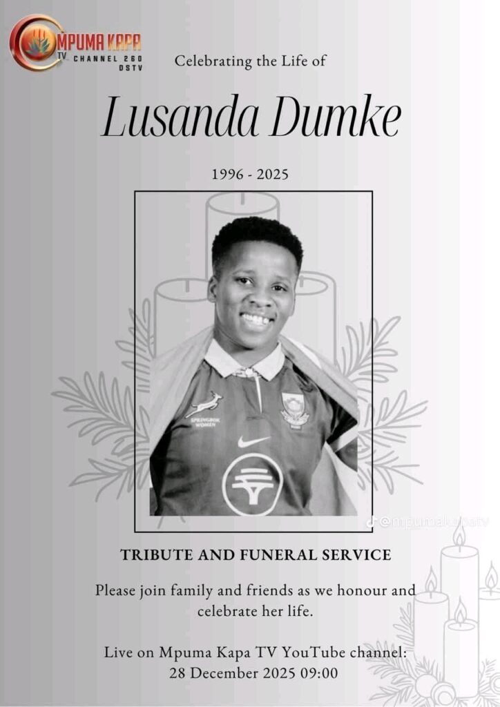 Eastern Cape Mourns the Loss of Rugby Legend Lusanda Dumke - Latest News