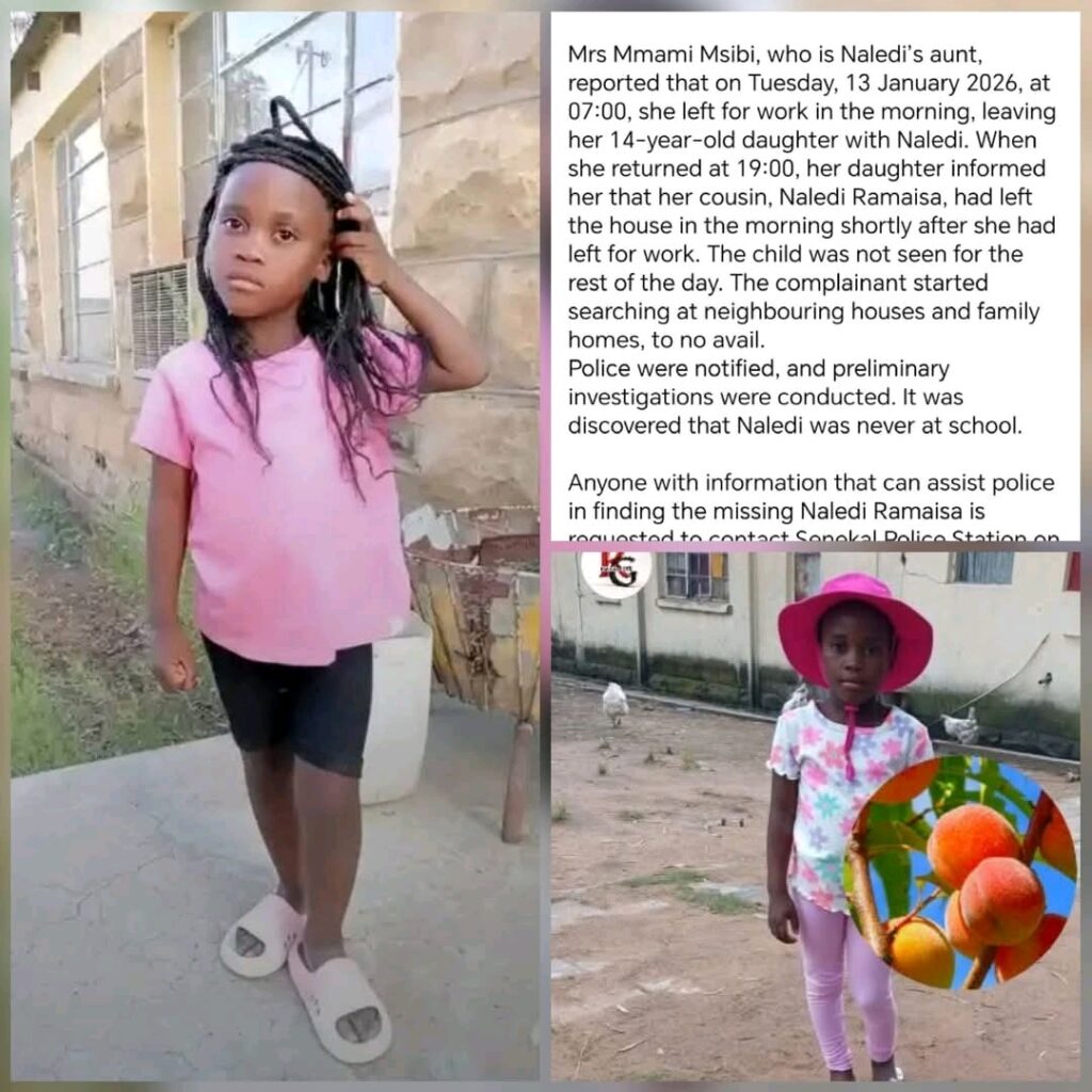Missing 8-Year-Old Girl Found Murdered in Senekal, Allegedly Over ...